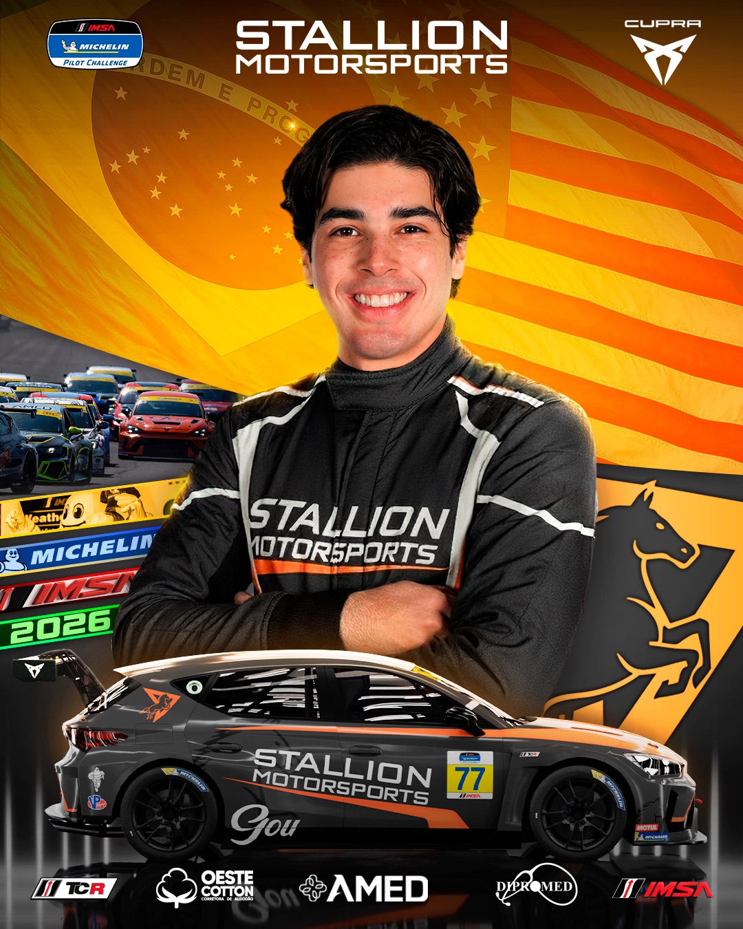 Celso Neto será piloto da Stallion Motorsports em estreia histórica da ...